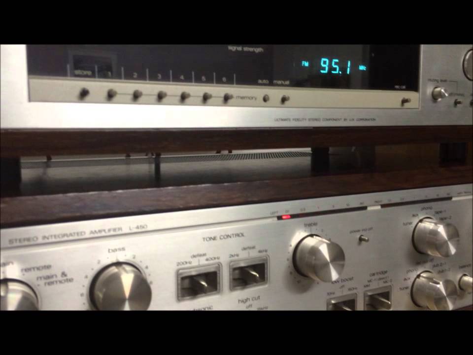 LUXMAN L 450 AMPLIFIER + TUNER T 115 - YouTube