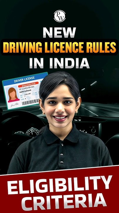 New Driving License Rules In Indiaš¤ Drivinglicence Youtube