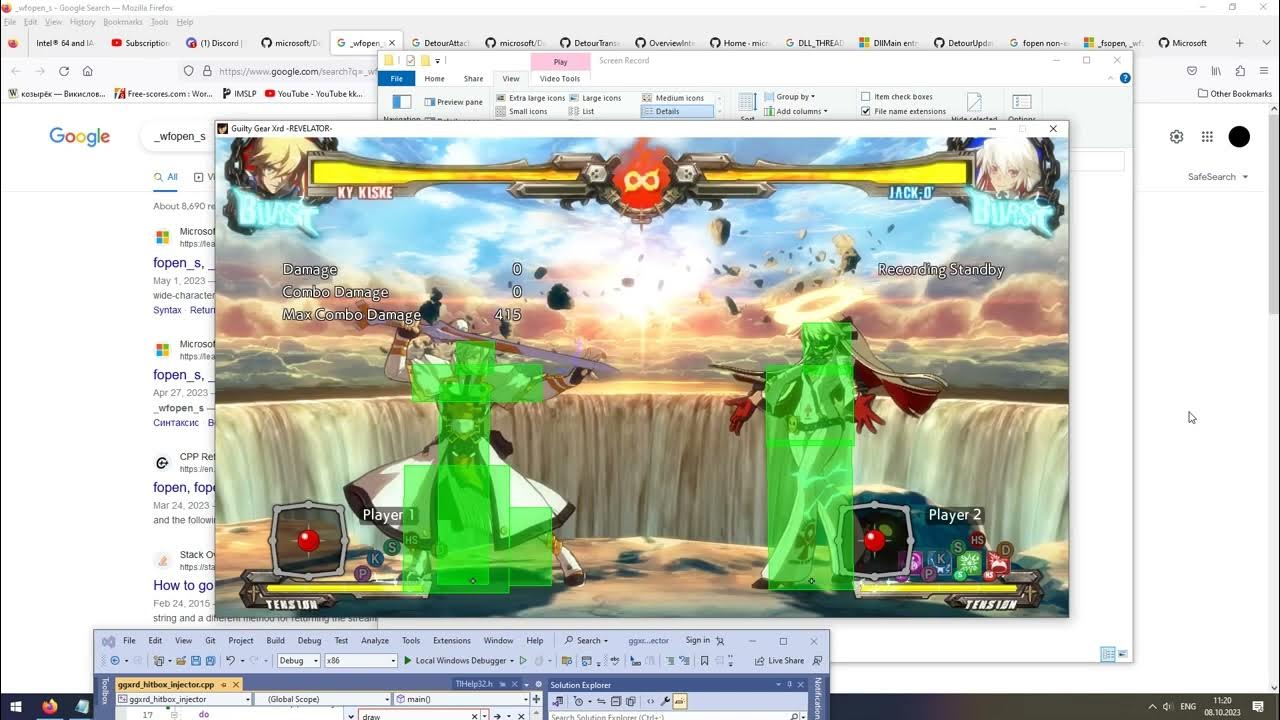 Xrd PC Hitbox overlay mod for 2211 - YouTube