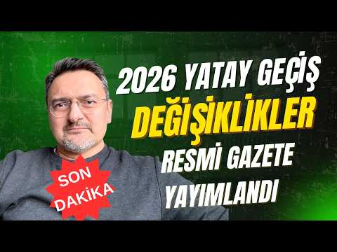 SON DAKİKA! YATAY GEÇİŞ YENİ KURALLAR 2026. ÜNİVERSİTE DEĞİŞTİRMEK ZORLAŞTI MI?