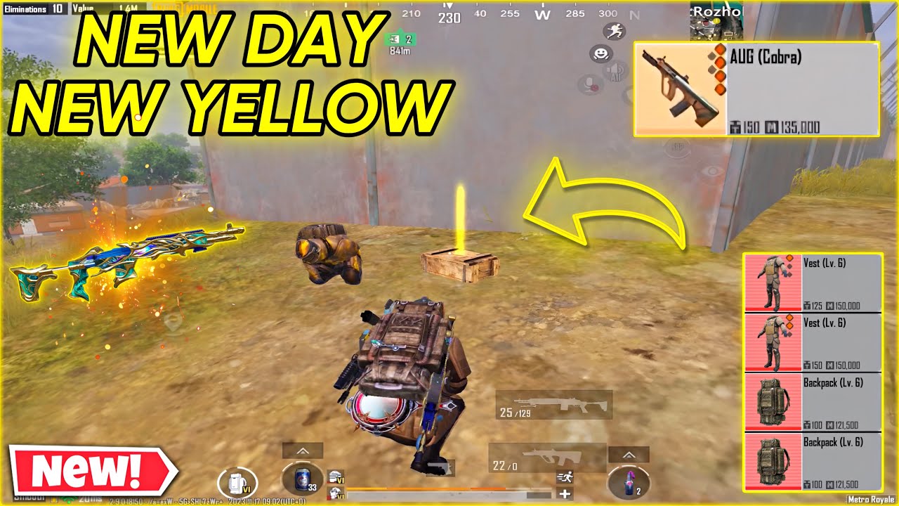 Metro Royale Why They Are Using Yellow Guns in Map 3 🤔 ?? / PUBG METRO ...