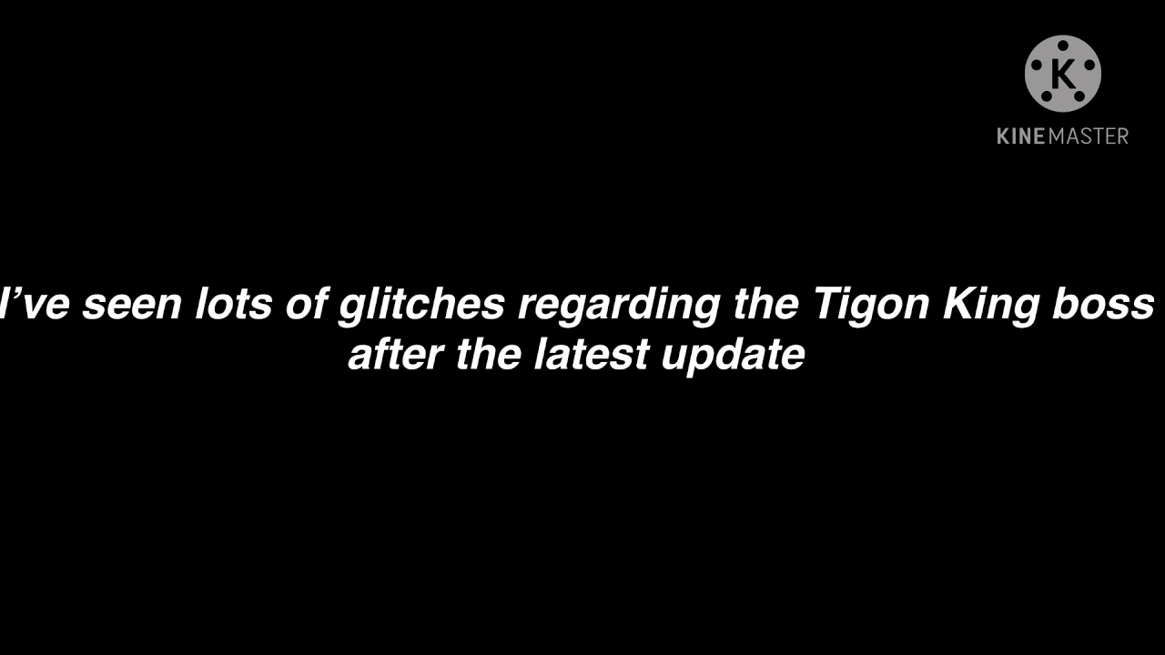 Tigon King escaping glitch (read desc) - YouTube