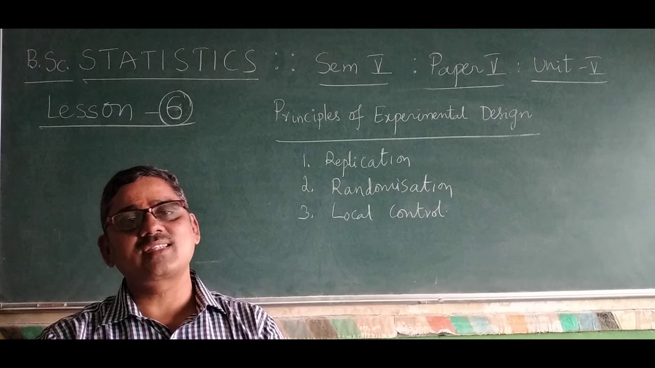 Principles of Experimental Design - Replication - YouTube