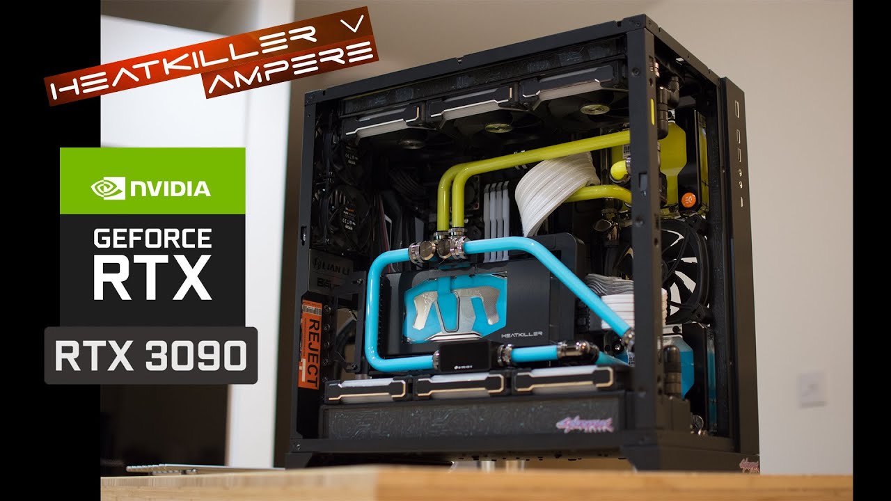 Watercool Heatkiller V - Cyberpunk Themed Gaming Rig - YouTube