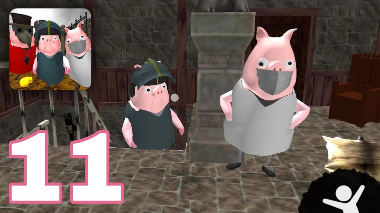 Piggy Doctor Neighbor Escape Gameplay Level 11 - YouTube