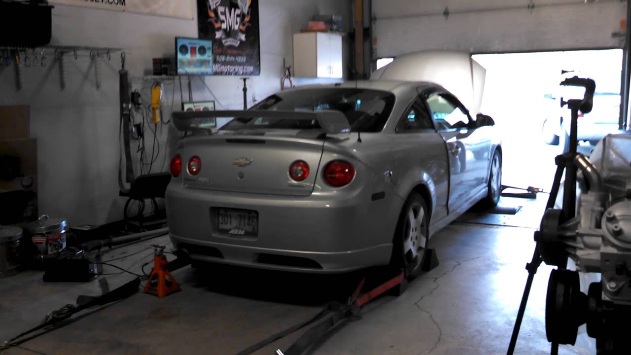 Cobalt ss turbo swap dyno - YouTube