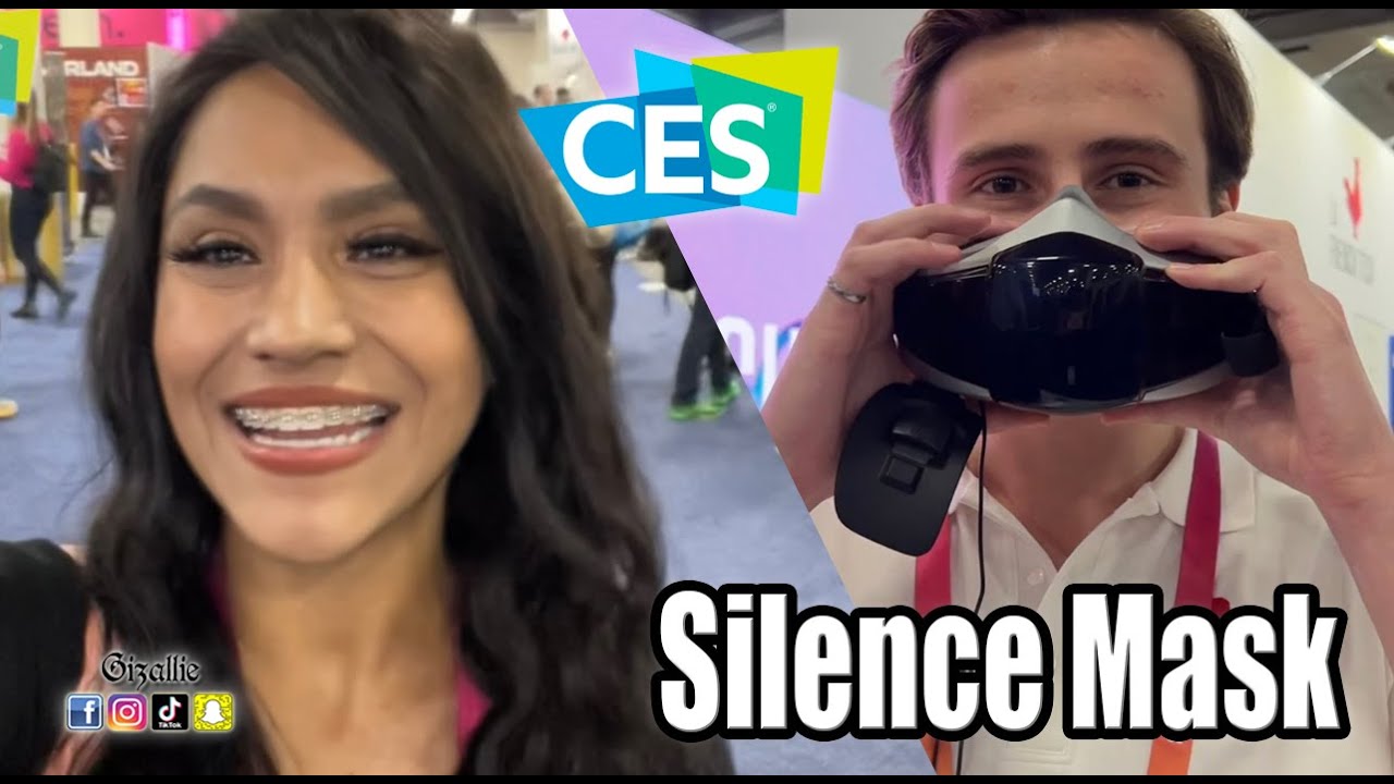 CES 2023 : SKYTED Speech privacy mask - YouTube