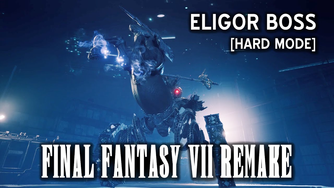 Final Fantasy VII Remake | Eligor Boss Battle [Hard Mode] (PS4) - YouTube