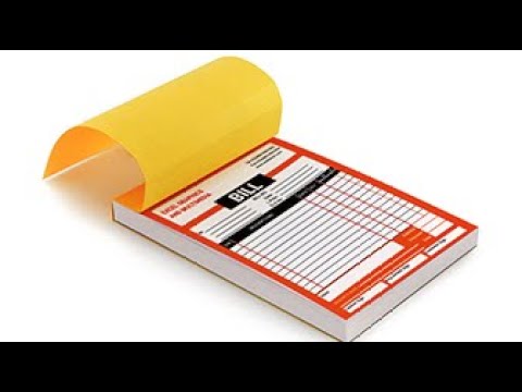 CorelDRAW Tutorial | How To Design Bill Book in CorelDRAW - YouTube