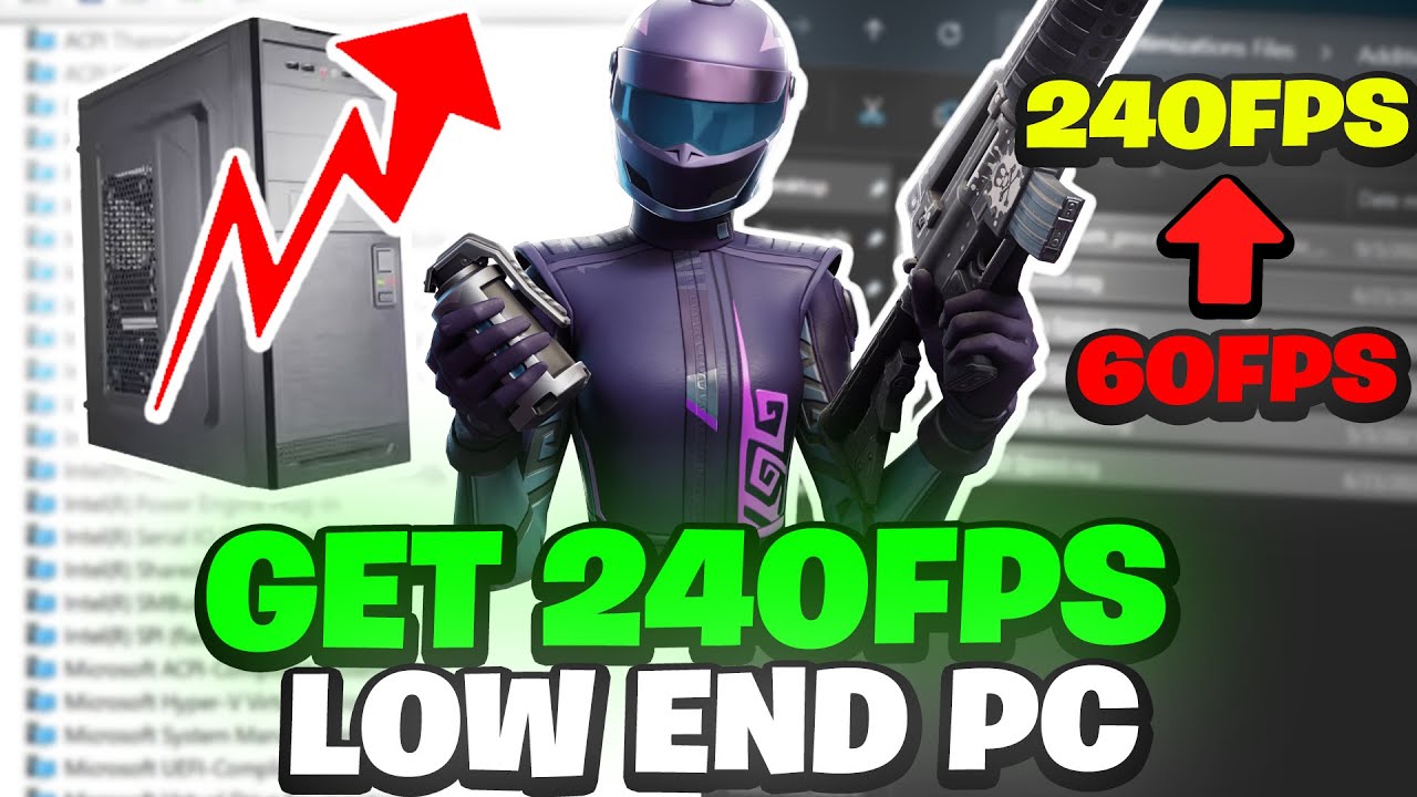 I Used these Fortnite Optimizations to Get 240FPS! - Fix FPS Drops & Boost FPS - YouTube