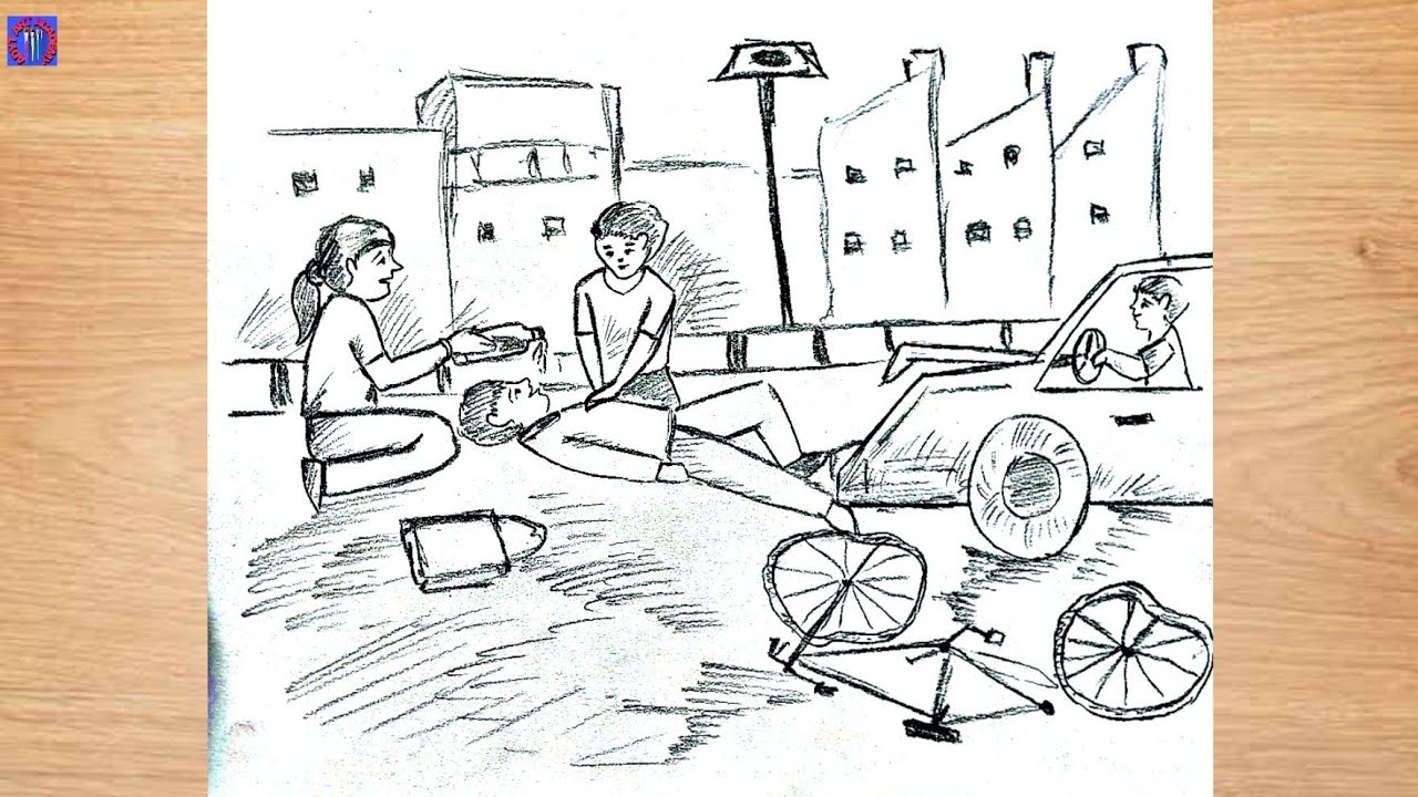 How To Draw A Car Crash Easy
