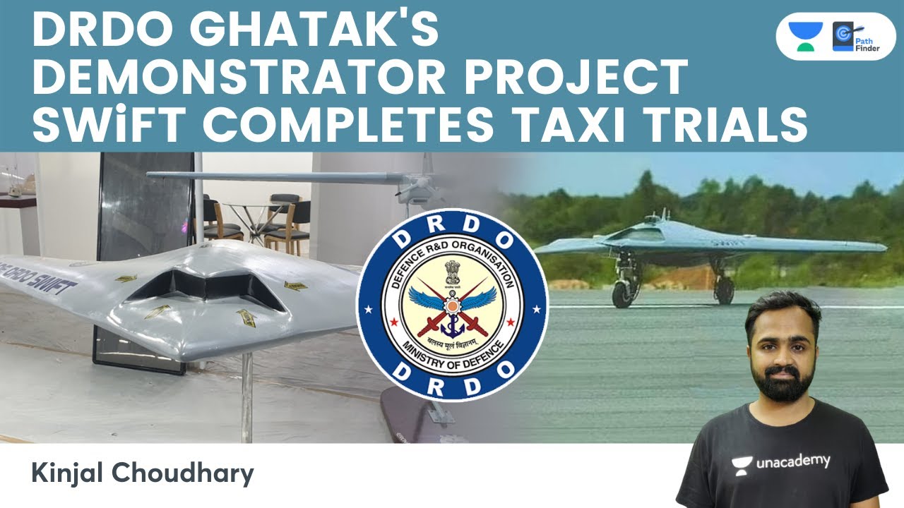 Taxi Trials Of DRDO's SWiFT Unmanned Combat Aerial Vehicle (UCAV ...