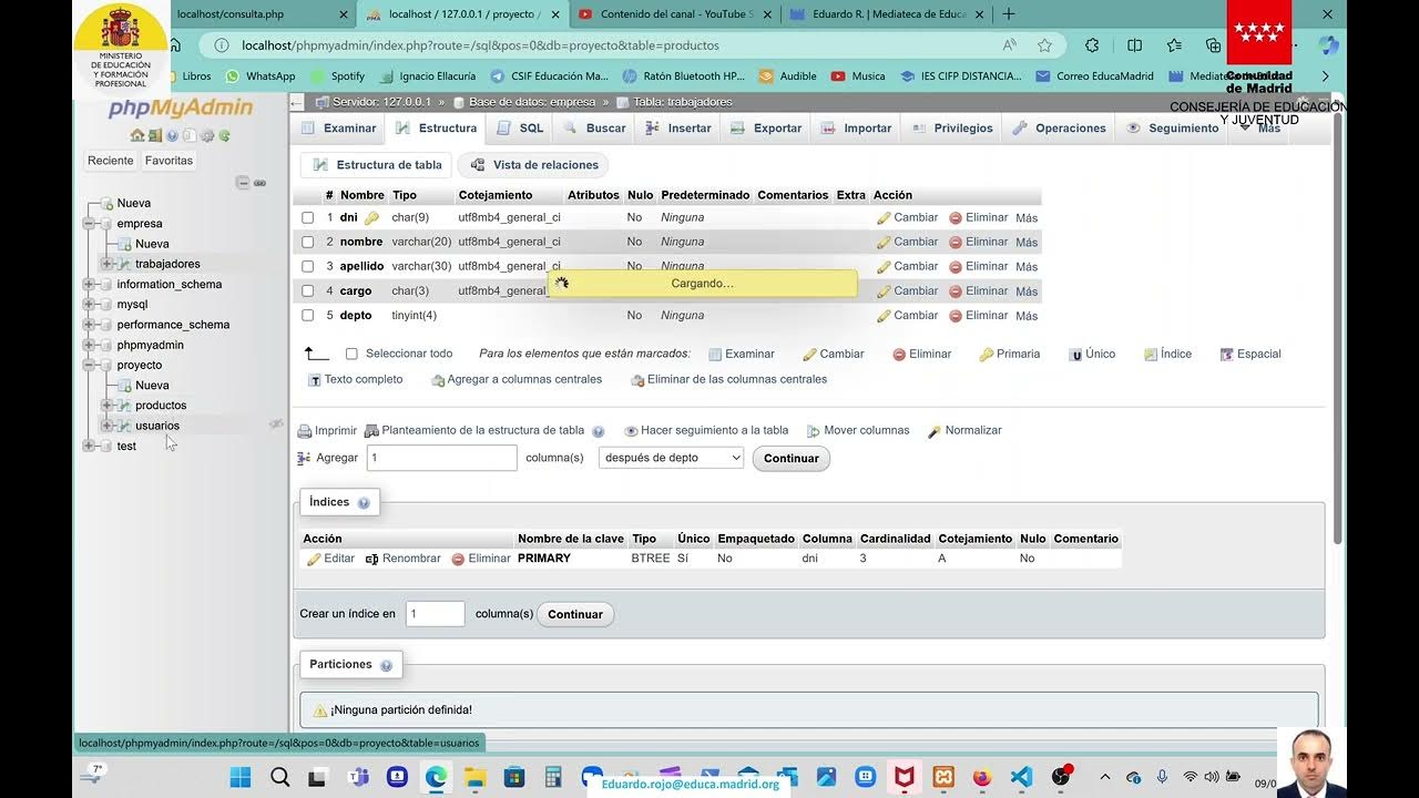Consultas Complejas PHP Base de Datos Parte I Profesor Ingeniero Informático Eduardo Rojo ...