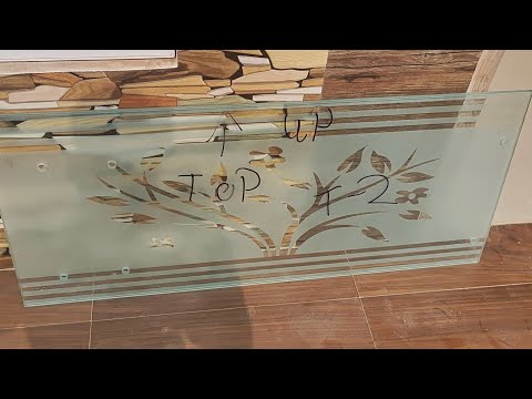 balcony steel and tuffen glass design - YouTube