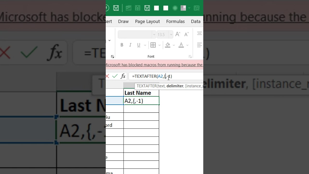 Last Word In A Cell Excel Multiple Delimiters Shorts YouTube Last Word In A Cell Excel Multiple Delimiters Shorts YouTube