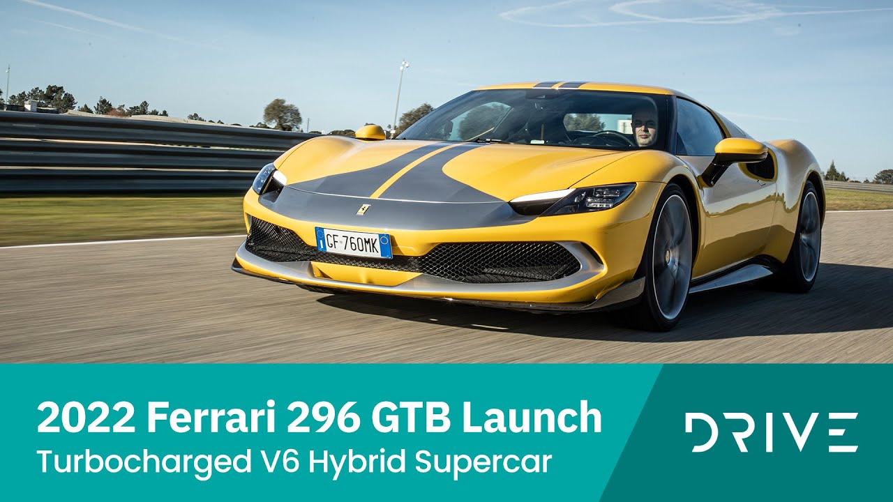 2022 Ferrari 296 GTB Launch | Turbocharged V6 Hybrid Supercar | Drive ...