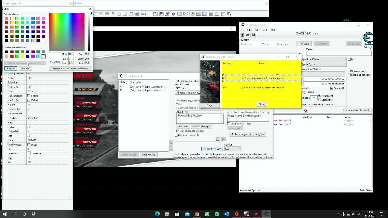 Creating Basic Trainer for NFS MW - YouTube