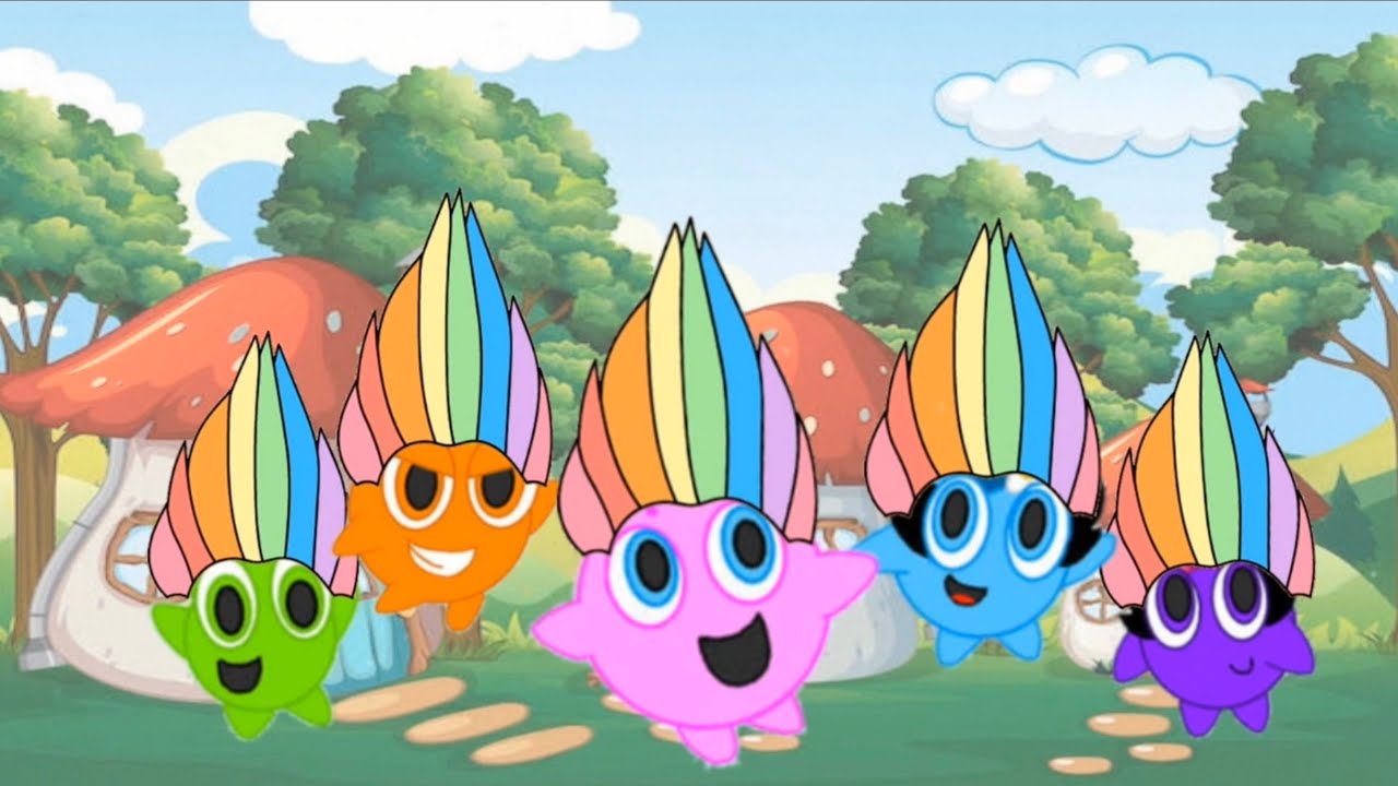 Sunny Bunnies Intro Effects 2023 Colorful Trolls Hair Funny Cartoons ...