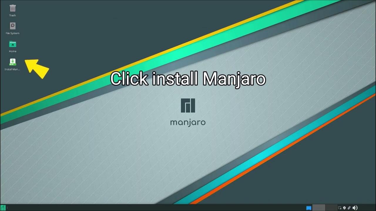 EB-58 Series Mini PC Manjaro Xfce 23.04 installation guide - YouTube