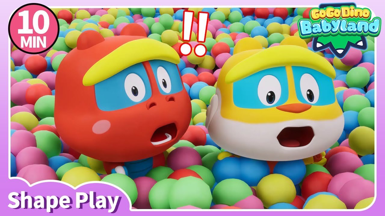 ♦️Learn Shape with GOGODINO Babyland♦️ 10min Compilation 7 | Kids Play | Kids Learning ...