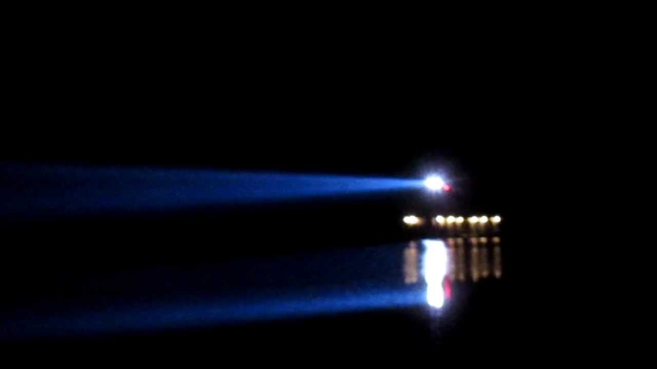 Monongahela River Tow boat at night. - YouTube