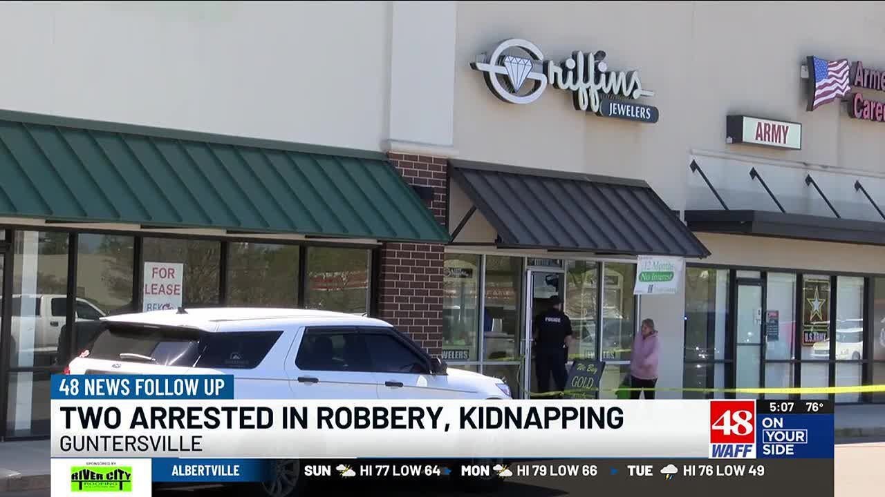 Two men arrested in connection to Griffins Jewelers robbery - YouTube