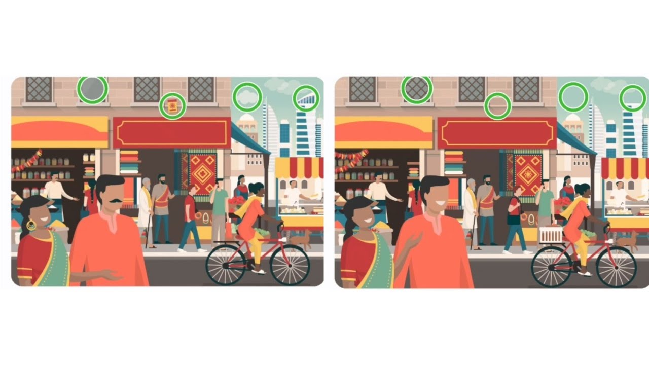 Find Differences Search & Spot Level 351 - 360 - YouTube