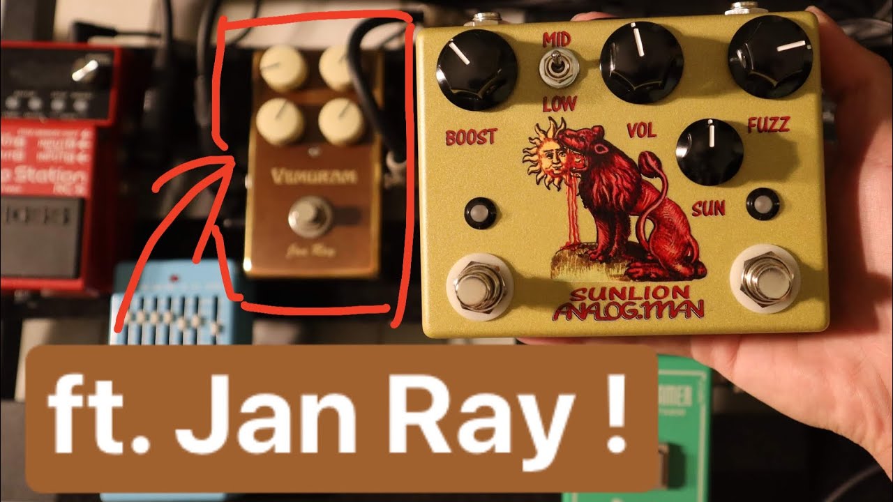 Sun Face Fuzz + Jan Ray | Analog Man Sunlion #我不教你彈吉他 |germanium ...