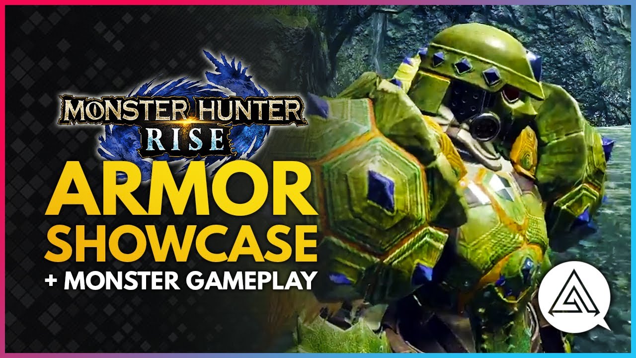 Monster Hunter Rise | Armor Set Showcase & New Monster Gameplay - YouTube