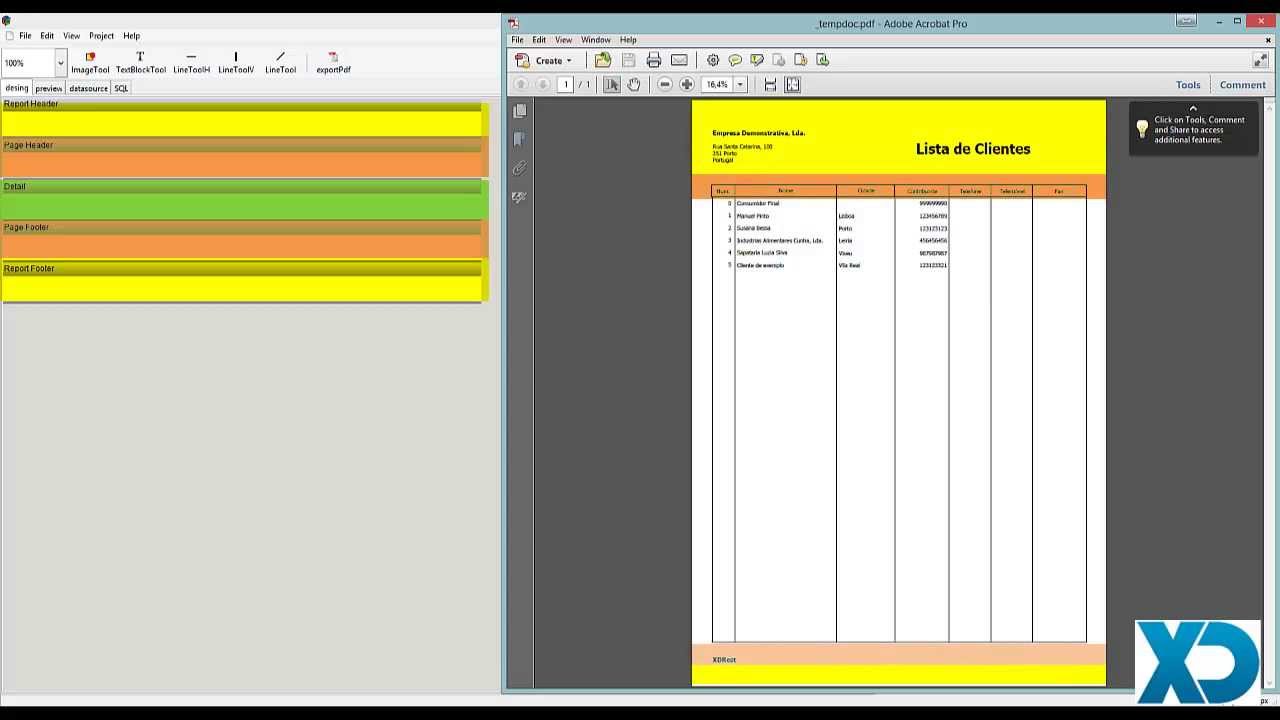 XD Reports - Relatórios sem limites, crie relatórios em PDF ...
