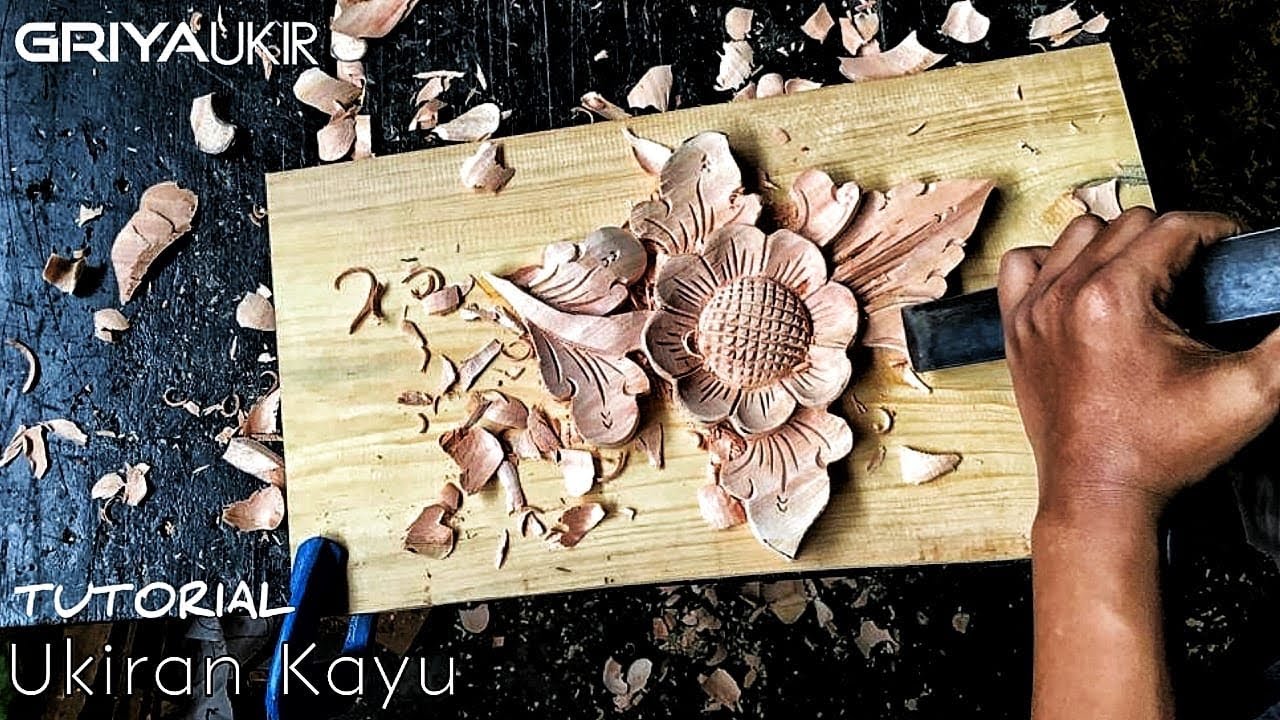 belajar ukiran kayu dengan cepat - YouTube