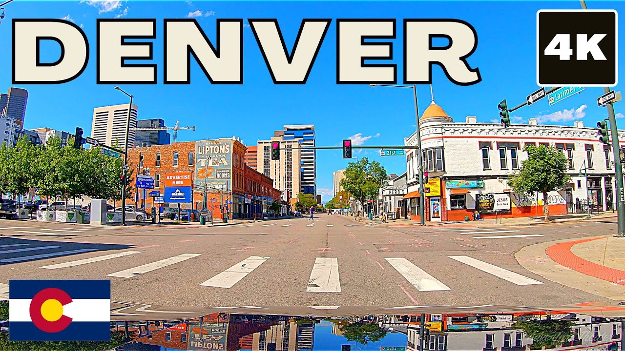 Denver, Colorado 4K scenic drive - YouTube
