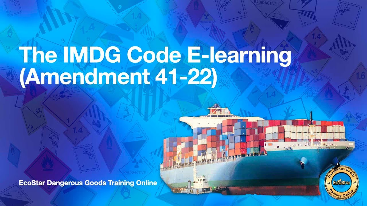 IMDG Code Online Training 2023 and 2024 - YouTube