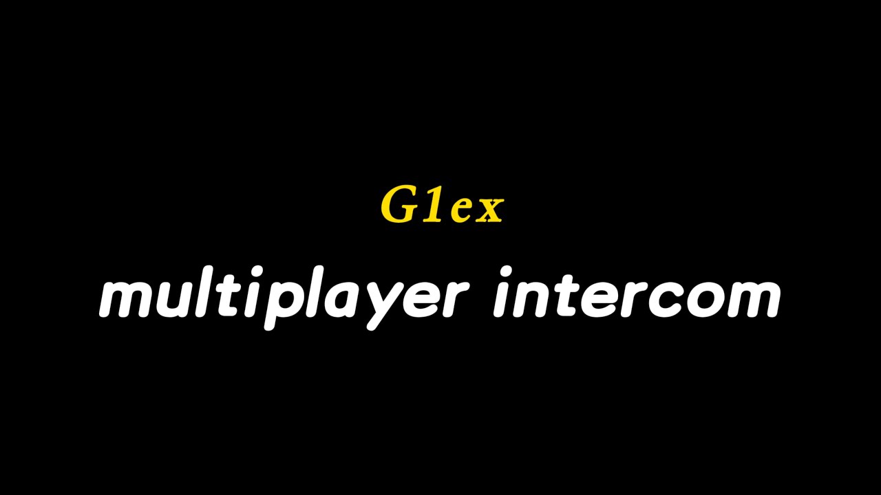 How to Intercom Multiple People with G1EX - YouTube