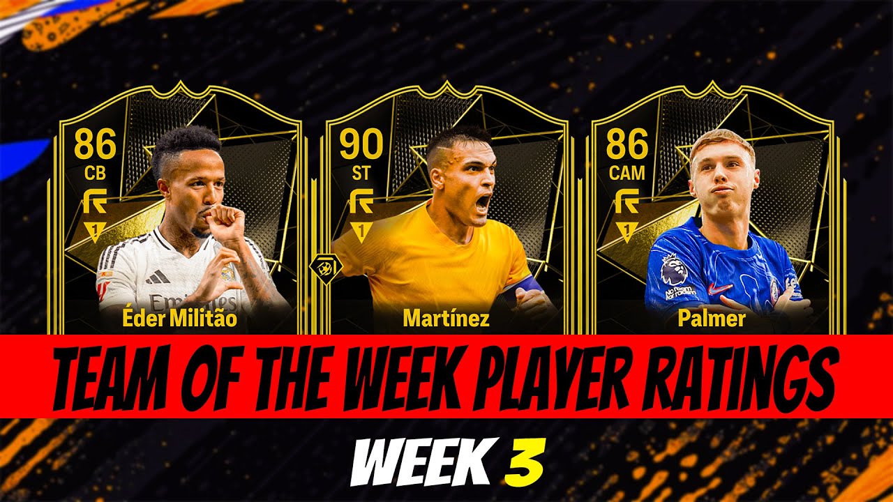 FC 25: Team Of The Week Player Ratings (Week 3) (EA FC 25)! 😱🔥 ft ...