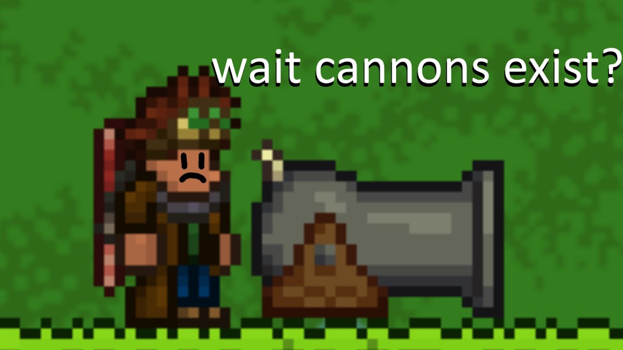 So apparently, Terraria has cannons - YouTube