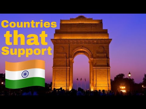🇮🇳 Top 10 Countries that Support India | Includes America Canada and ...