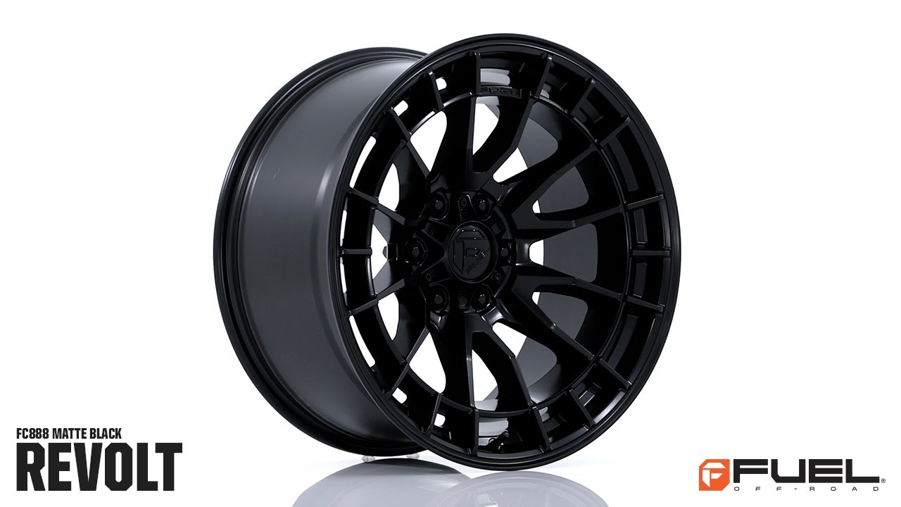 FUEL OFF-ROAD FC888 REVOLT | 20X10 | 6 LUG | MATTE BLACK - YouTube