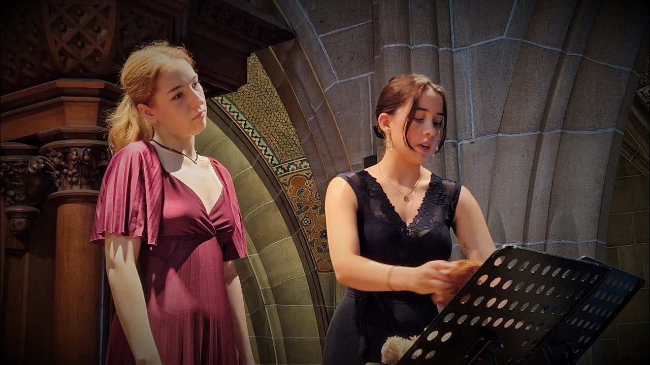 Telemann g-Moll mit Hannah und Emma, Blockflöte - YouTube