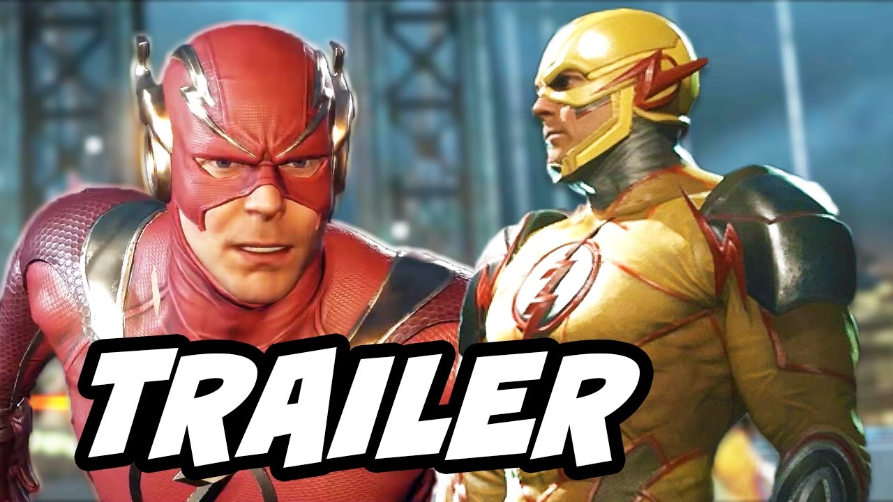 The Flash Injustice 2 Trailer Gameplay Reverse Flash and Super Moves ...