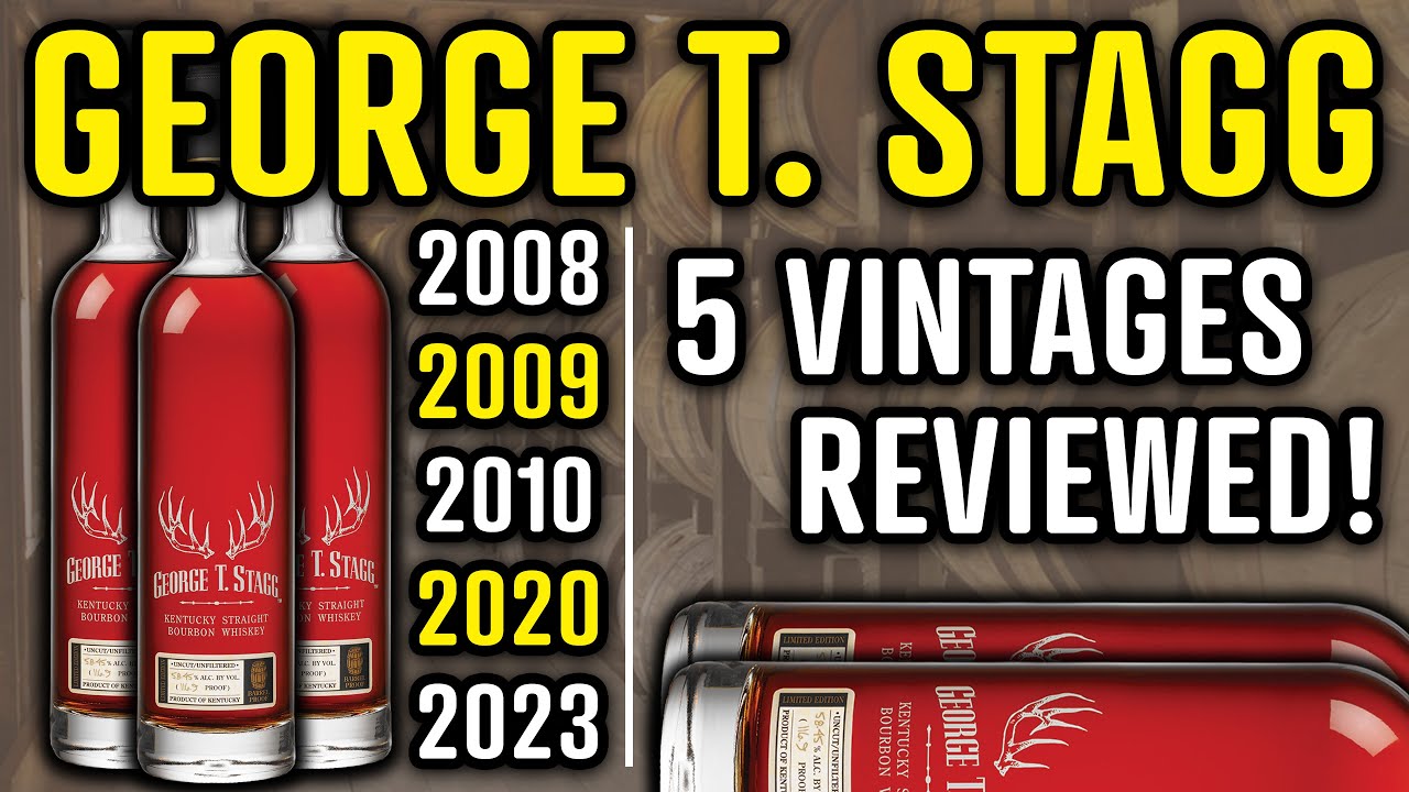 George T. Stagg EPIC BOURBON TASTING - 5 Vintages! - YouTube