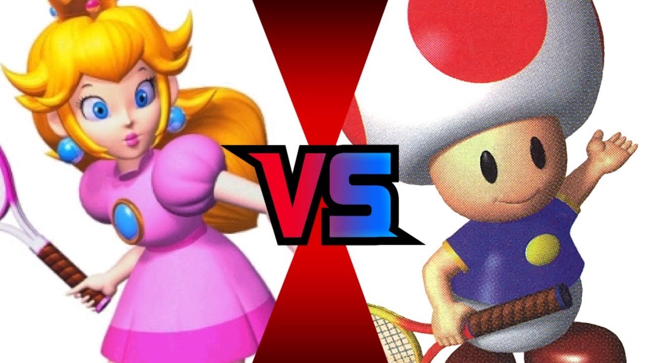 Mario Tennis 64 - Peach vs Toad - YouTube