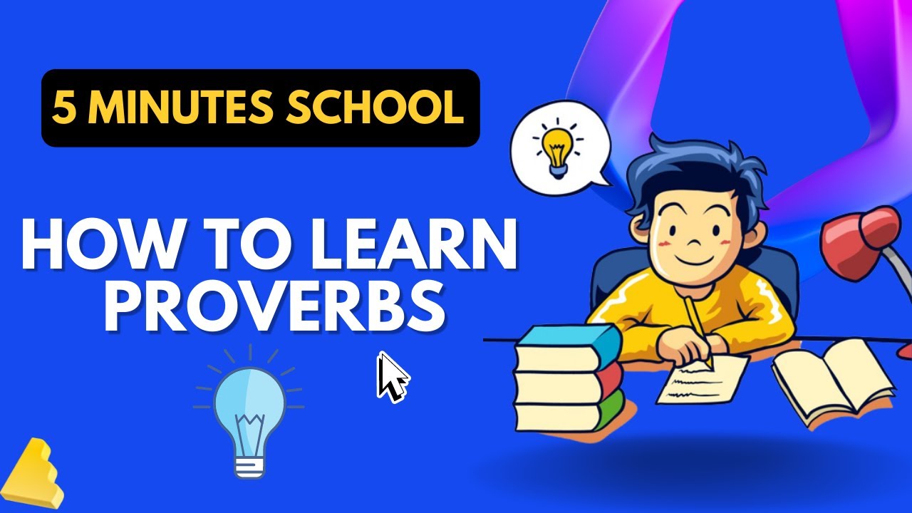 How to Learn Proverbs - YouTube