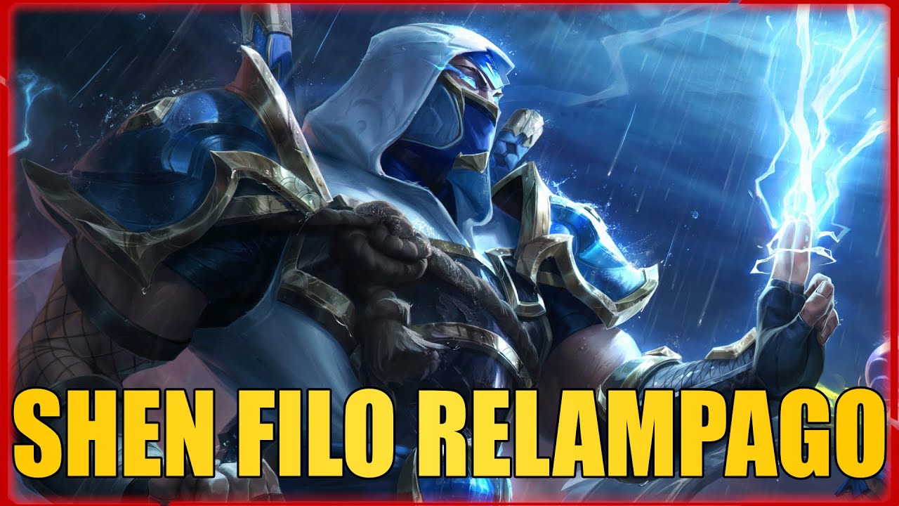 Nuevo Skin - Shen Filo Relampago 1350RP Parche 12.4 - YouTube
