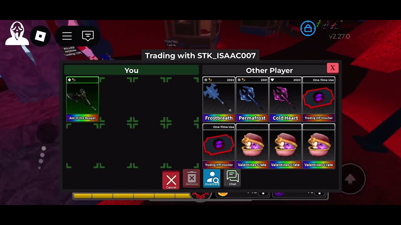 Roblox survive the killer stk trading ! - YouTube