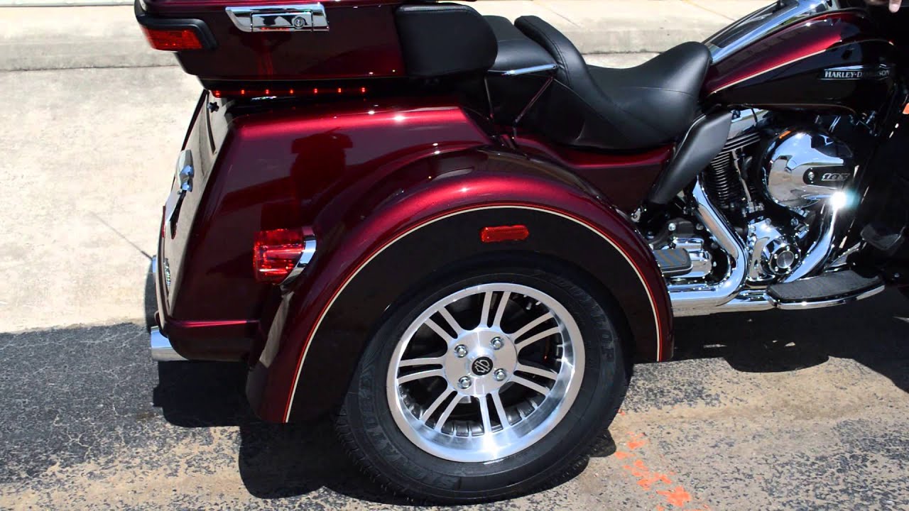 2015 Harley-Davidson Tri Glide Ultra Mysterious Red Sunglo Blackened ...