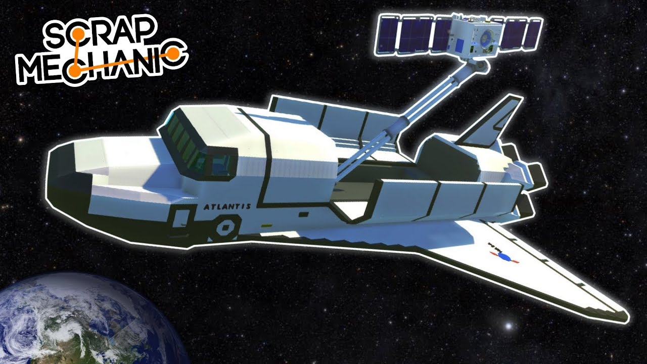 I Went to Space and Launched a Satellite - Scrap Mechanic Creations ...
