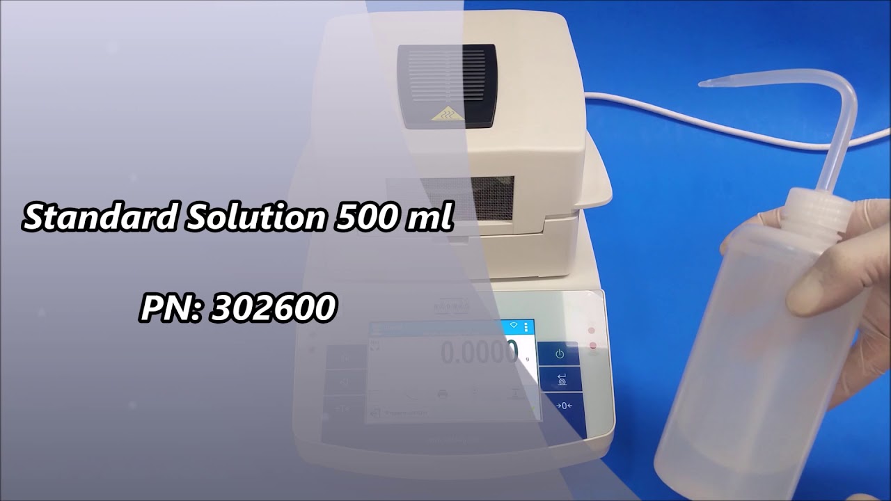 Radwag MA 50/1.x2 Moisture Analyzer Test - YouTube