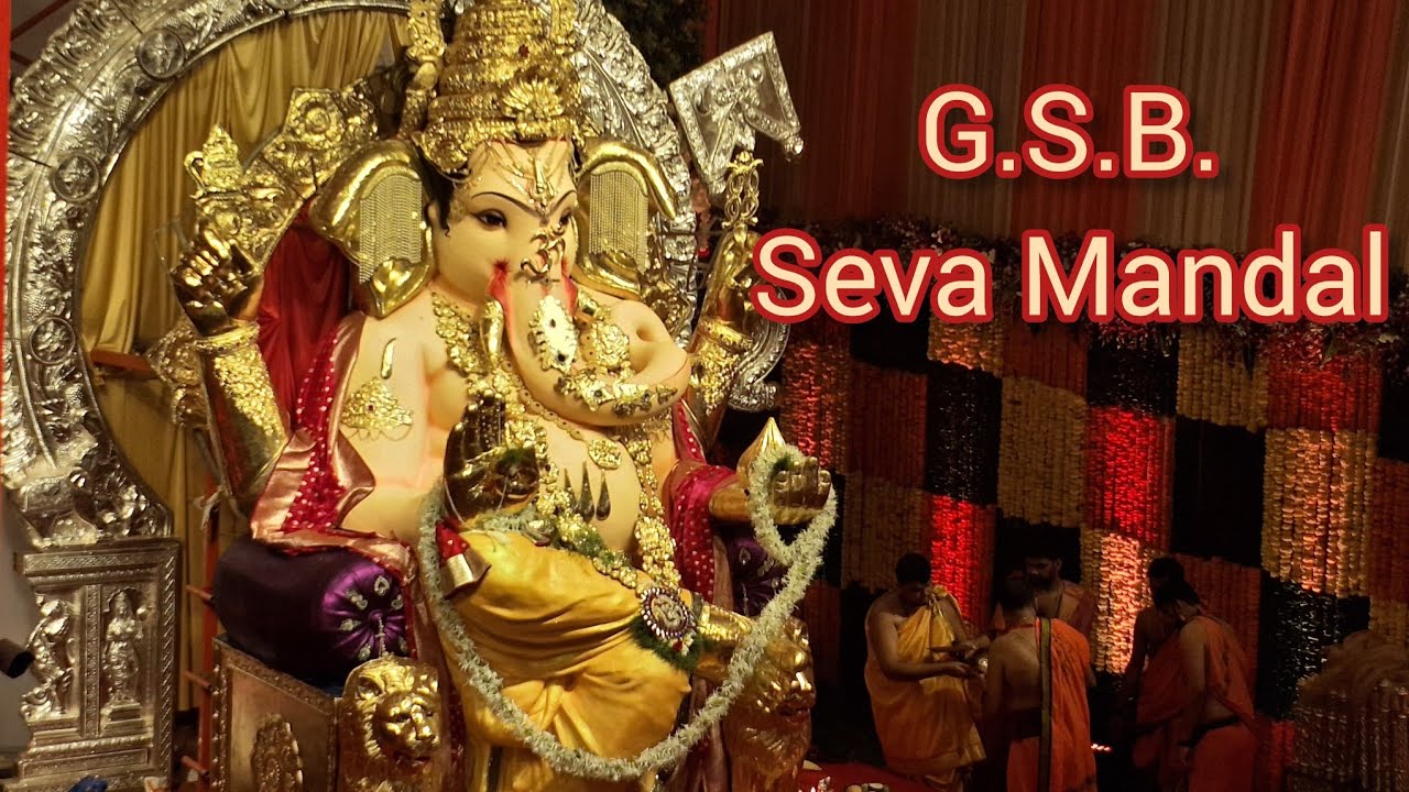INIDIA'S RICHEST GANPATI l G.S.B Seva Mandal 2024 1st Day Darshan l GSB ...