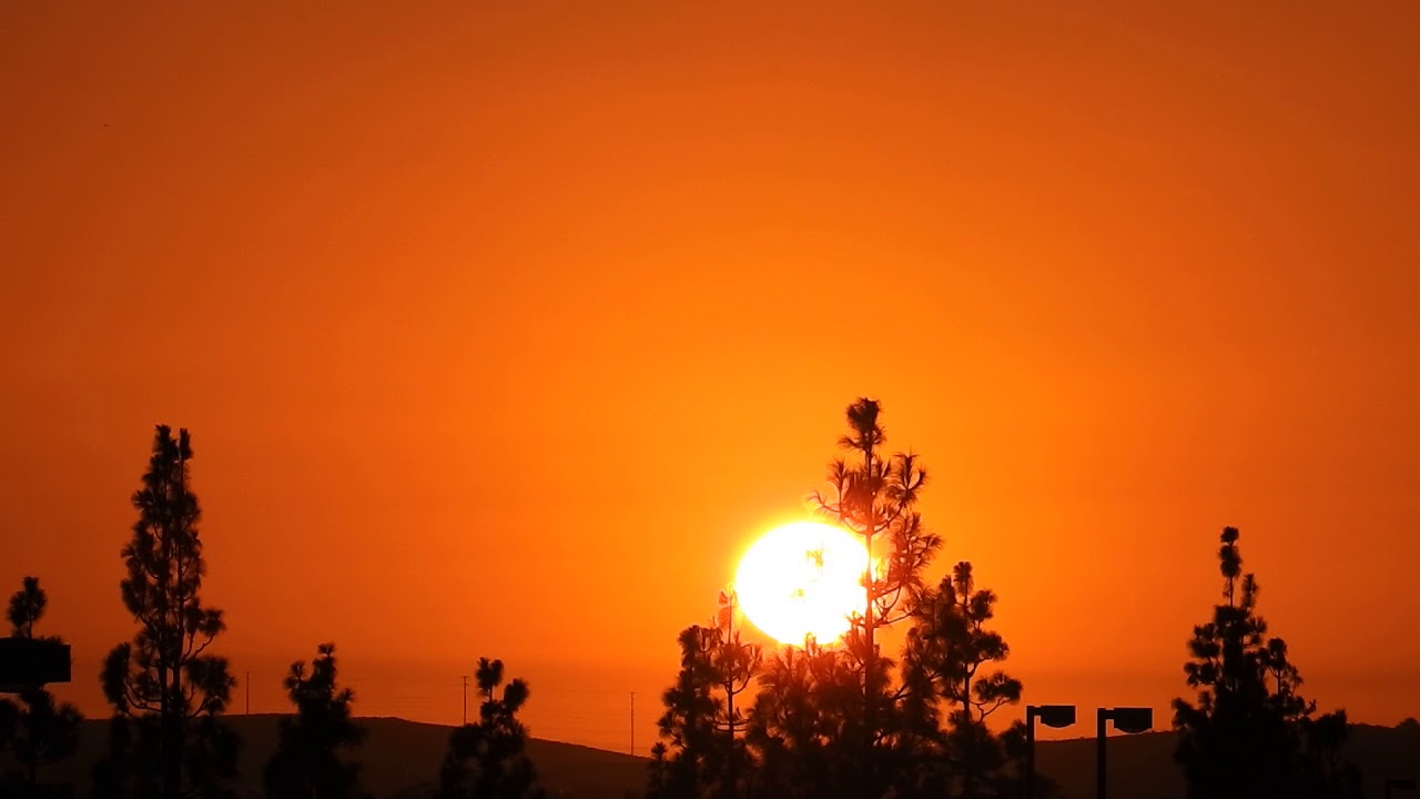 SUNSET LOCAL SUN IN # FLAT _ EARTH . - YouTube